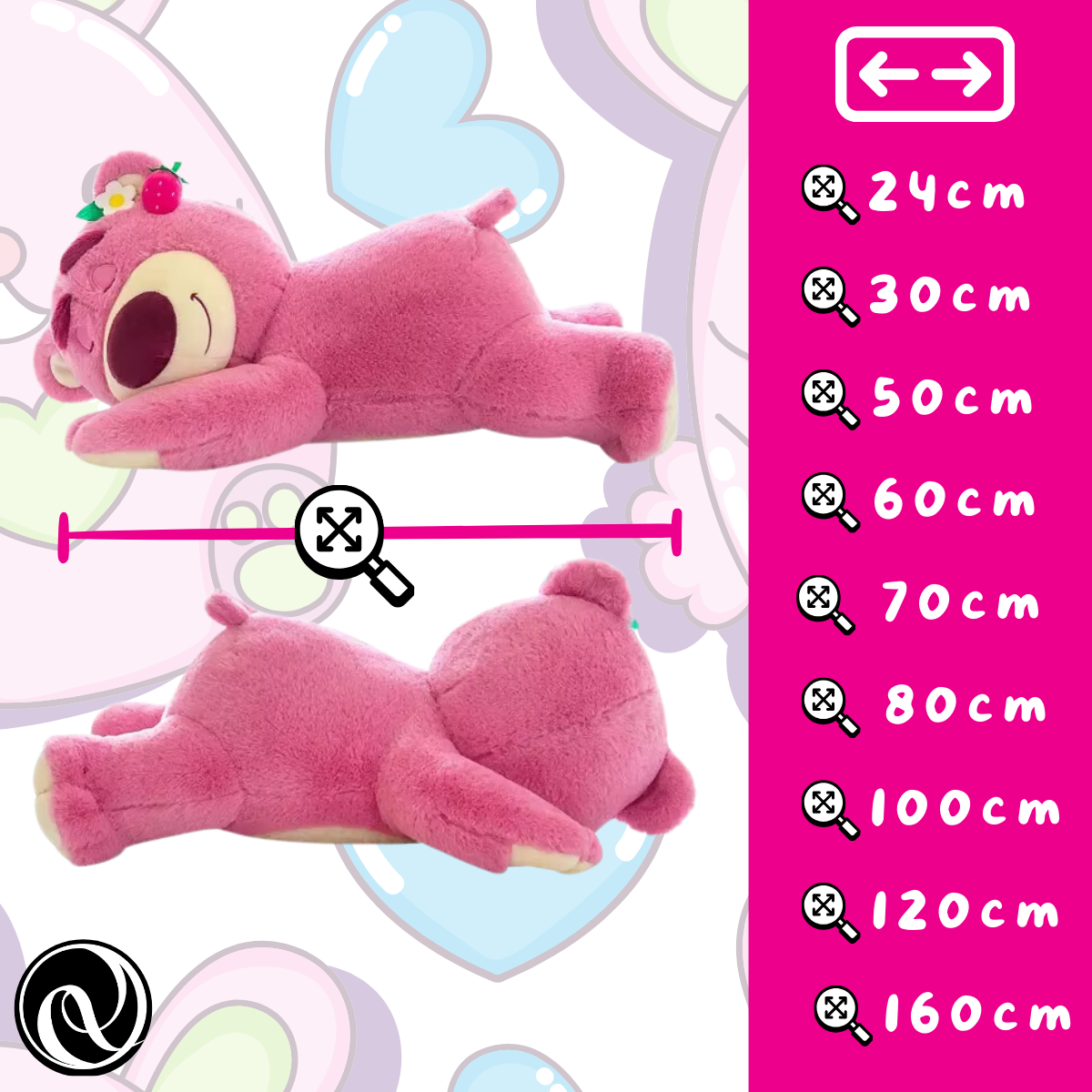 Peluche Lotso de Felpa Dormilon de Disney: Muñeco Kawaii para Regalo – Qanya Shop