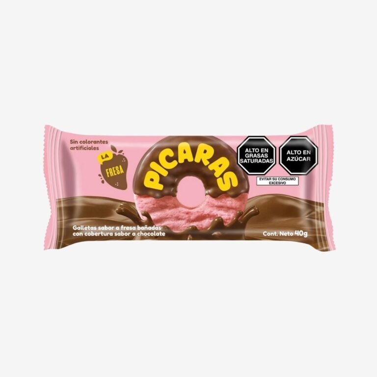 Galleta Picaras Fresa x40g – Sabor que Enamora🍓 – Qanya Shop