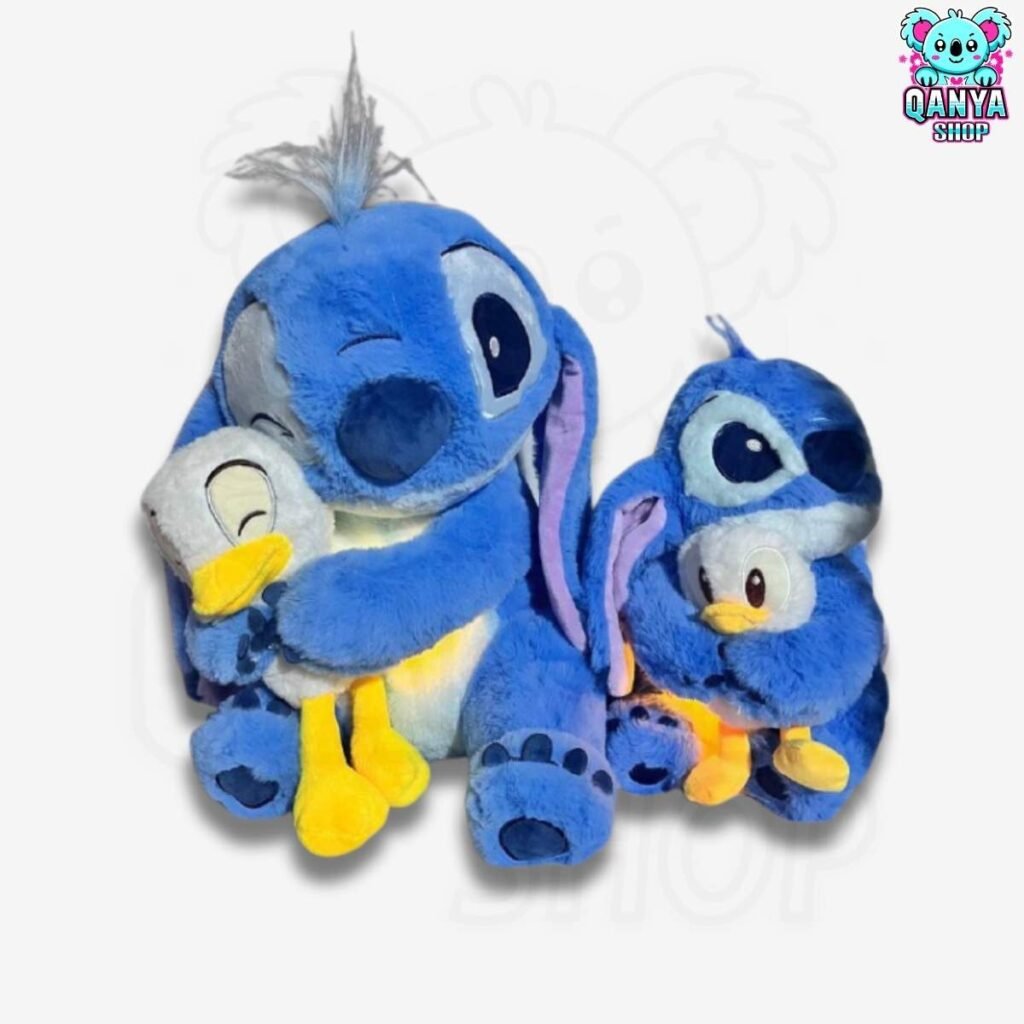 Peluche Stitch con Pato 30CM, 40CM Anti Estrés con Efecto de ...